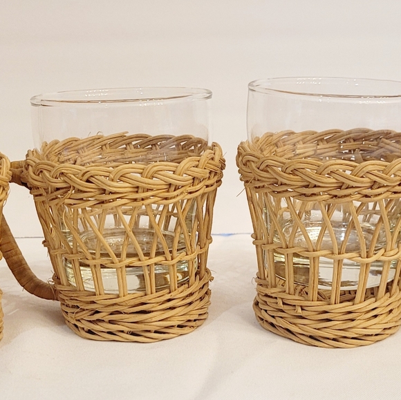 Coffee Imports San Francisco | Dining | Vintage Boho Wicker Rattan ...